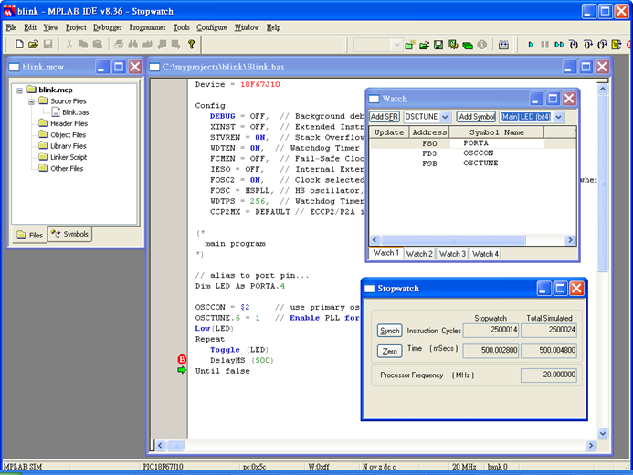 Cooper Maa: 整合 MPLAB 與 Swordfish Basic Compiler